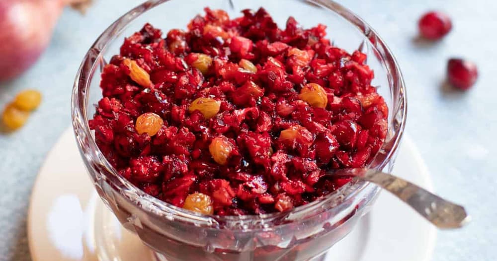 Cranberry and Golden Raisin Relish | Punchfork