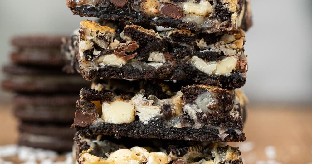 Magic Oreo Bars | Punchfork