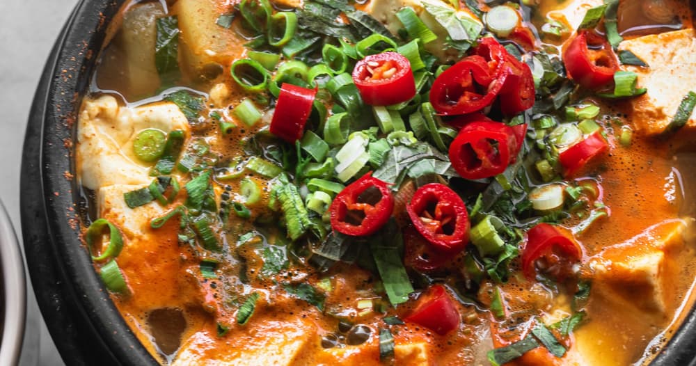 Easy Gochujang Jjigae (Korean Spicy Chili Paste Stew) | Punchfork