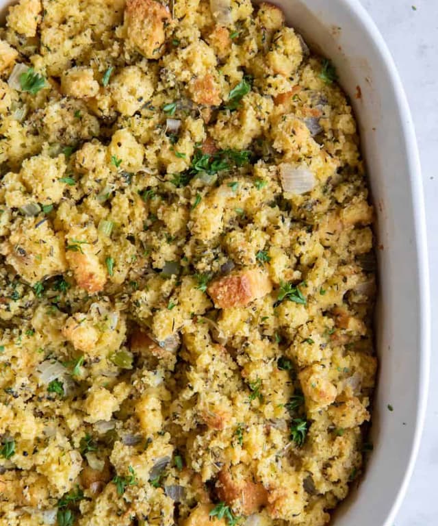 Easy Cornbread Stuffing | Punchfork