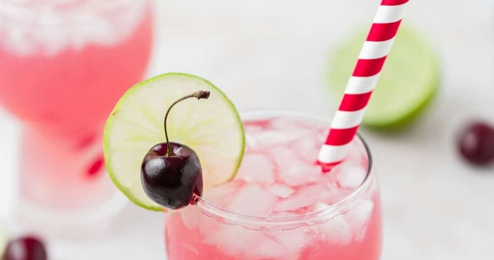 Boozy Cherry Limeade | Punchfork