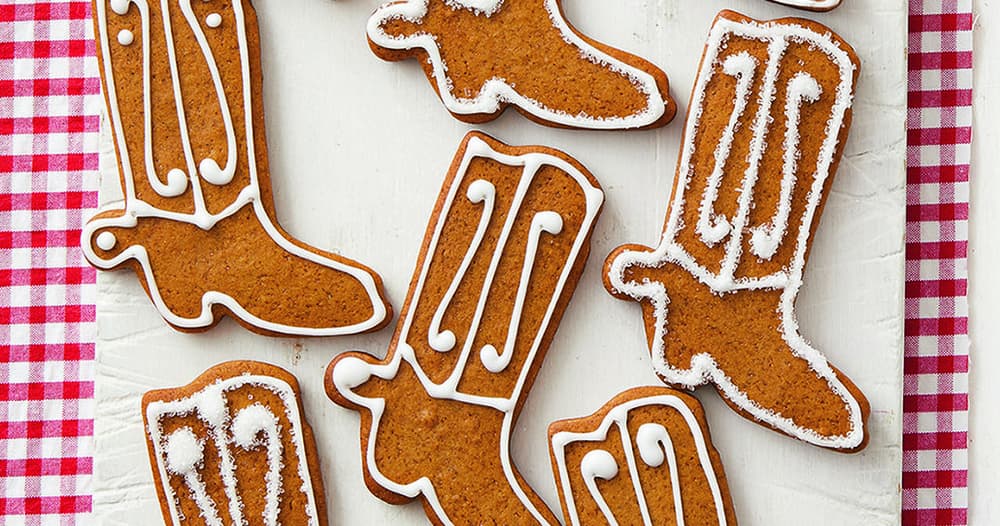 Gingerbread Cowboy Boot Cookies | Punchfork