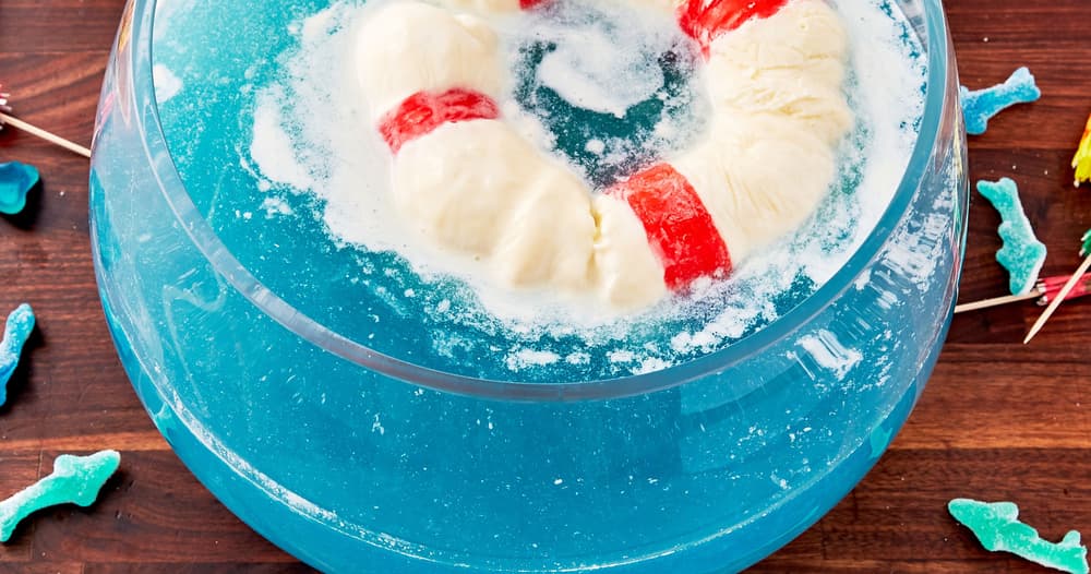 Deep Blue Vodka Punch | Punchfork