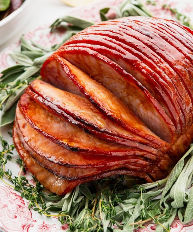 Virginia Oven Baked Ham with Brown Sugar Glaze | Punchfork