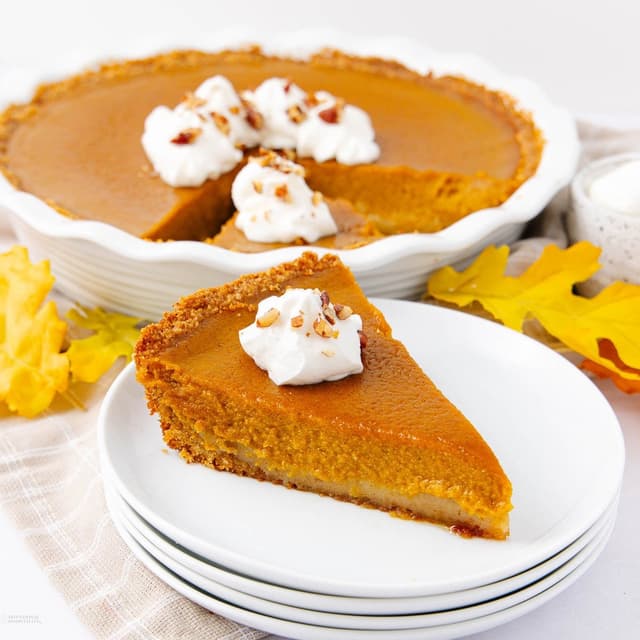 Pumpkin Pie with Graham Cracker Crust | Punchfork
