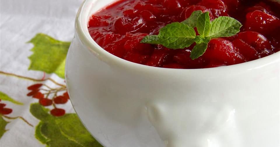 Lemon Ginger Cranberry Applesauce | Punchfork