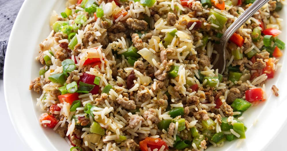 Cajun Rice Dressing | Punchfork