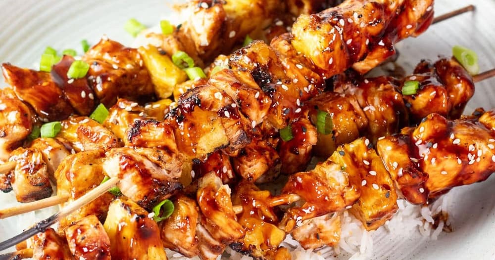 Pineapple Chicken Skewers | Punchfork