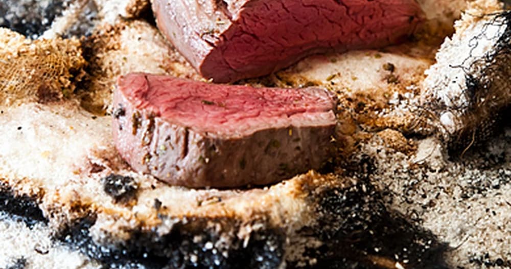 Steven Raichlen's Salt-Crusted Beef Tenderloin Grilled in Cloth (Lomo ...