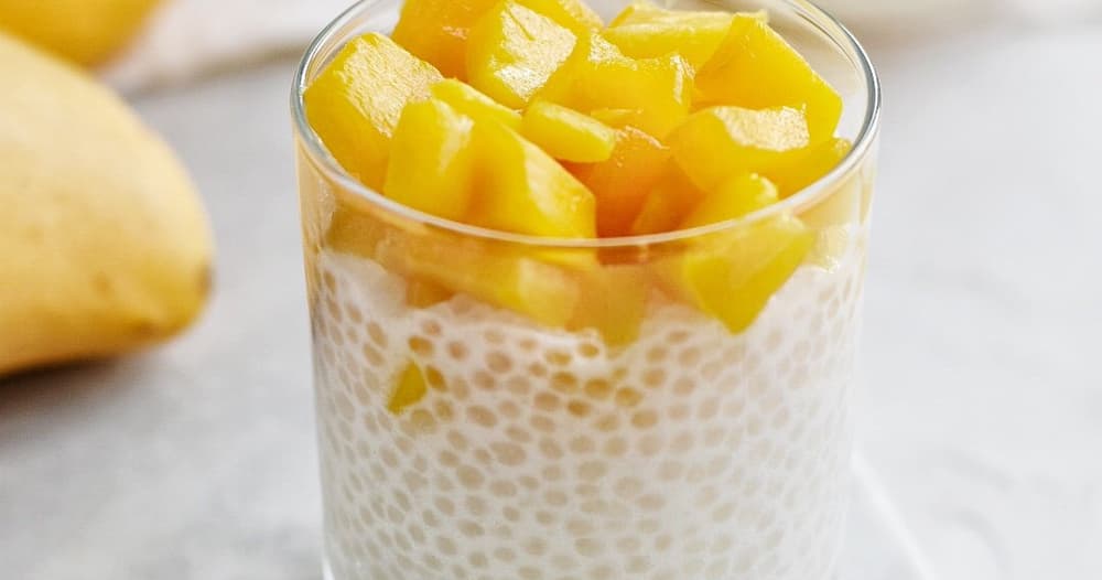 Easy Coconut Mango Sago (Tapioca Dessert) | Punchfork