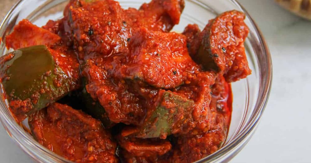 Authentic Indian Mango Pickle | Punchfork