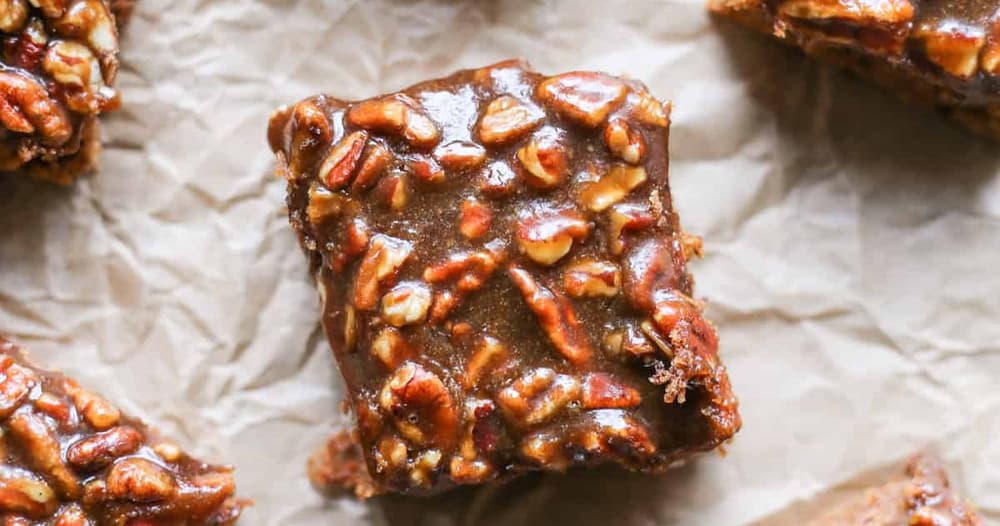 Paleo Pecan Pie Blondies | Punchfork