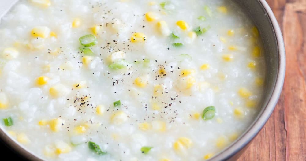 Sweet Corn Congee | Punchfork