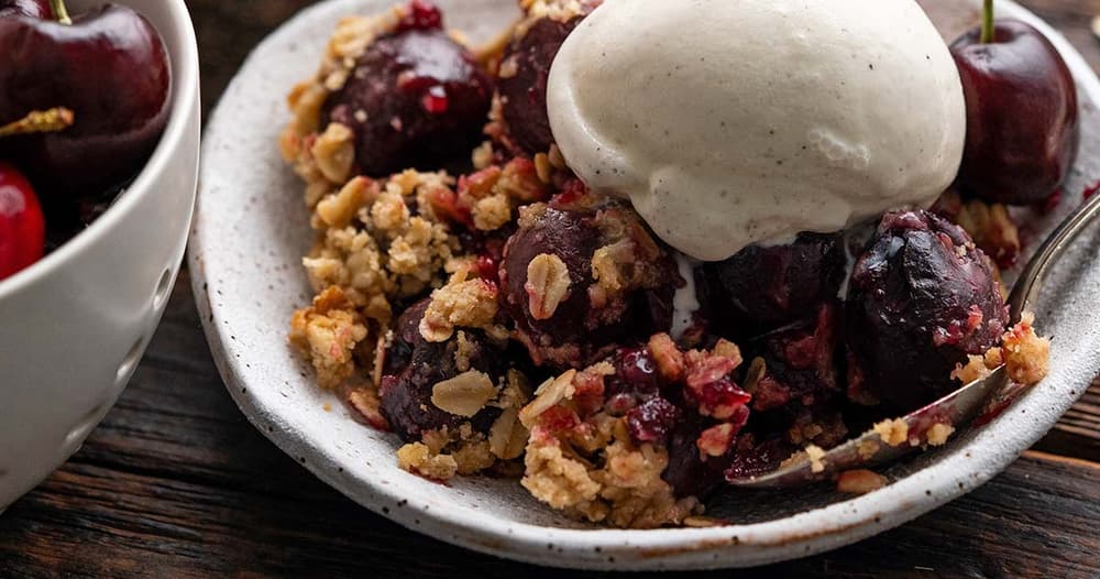 Cherry Crisp | Punchfork