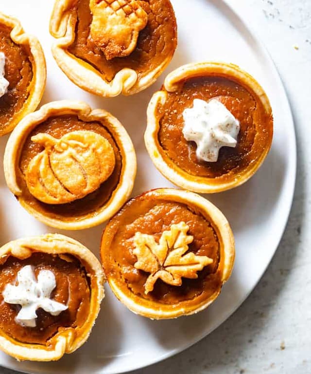 Mini Pumpkin Pies | Punchfork