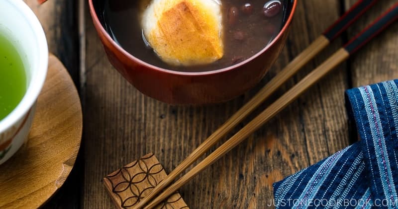 Zenzai (Sweet Red Bean Soup with Mochi) | Punchfork