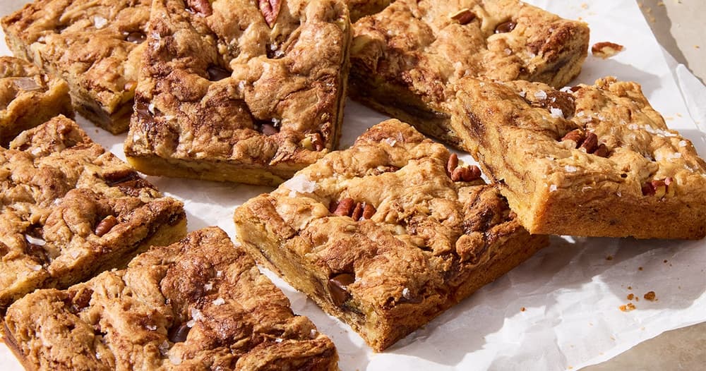Banana Bread Blondies | Punchfork