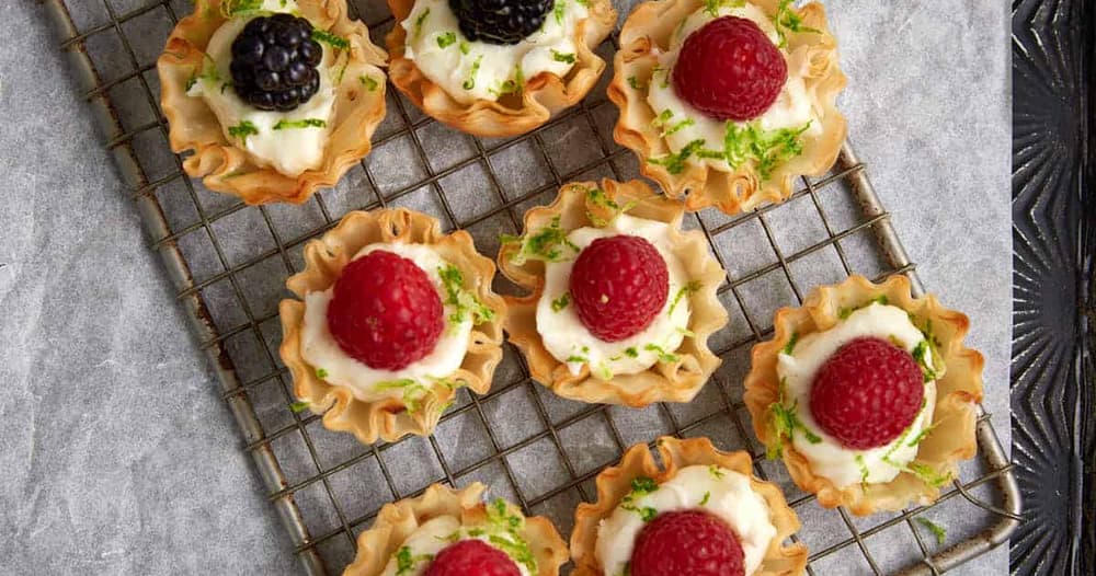 Five Minute Mini Raspberry Tarts | Punchfork