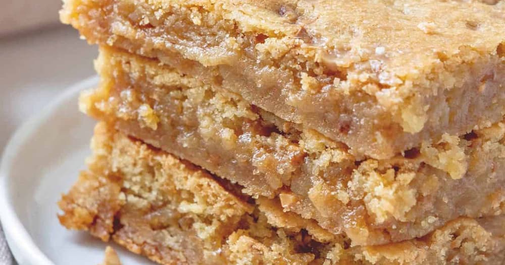 Butter Rum Blondies | Punchfork