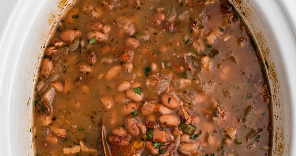 Slow Cooker Charro Beans | Punchfork
