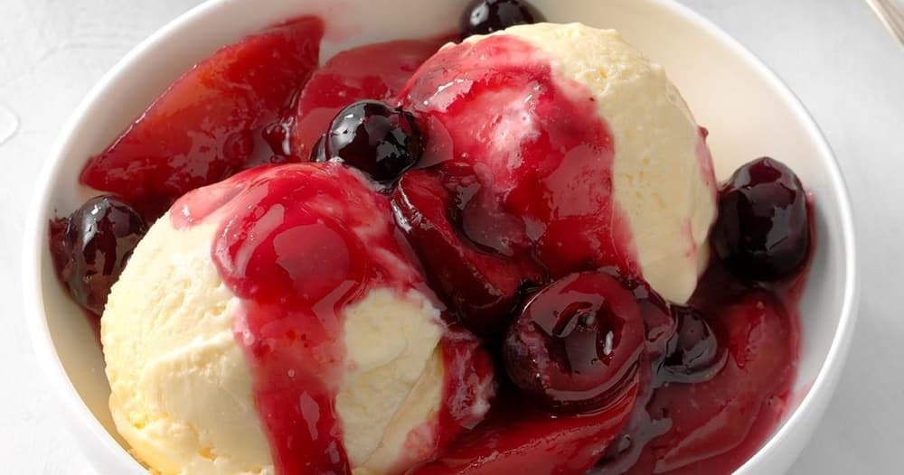 Berry-Cherry Peach Sauce | Punchfork