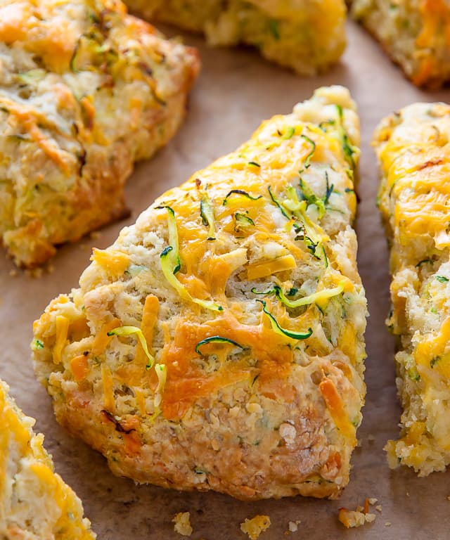 Zucchini Cheddar Scones | Punchfork