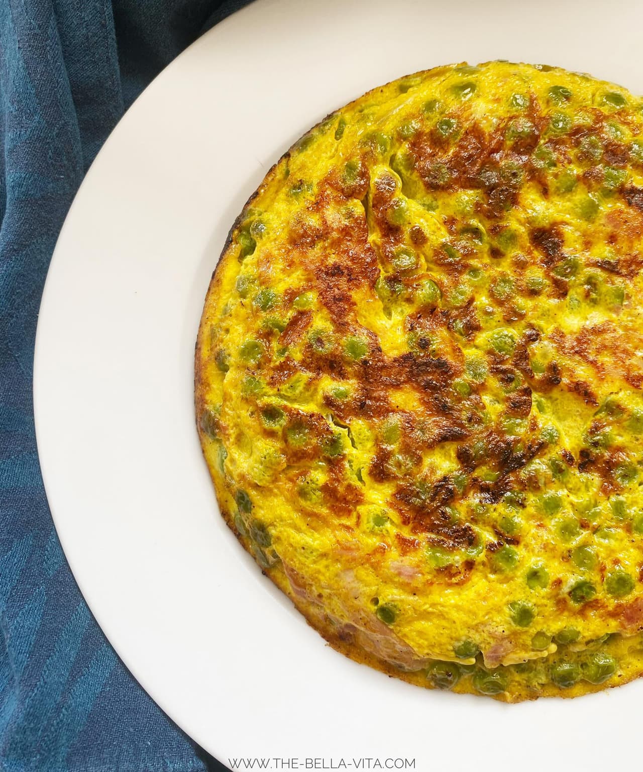 Italian Frittata with Peas | Punchfork