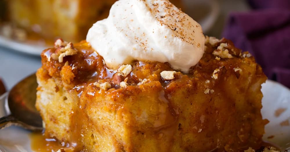 Pumpkin Bread Pudding | Punchfork