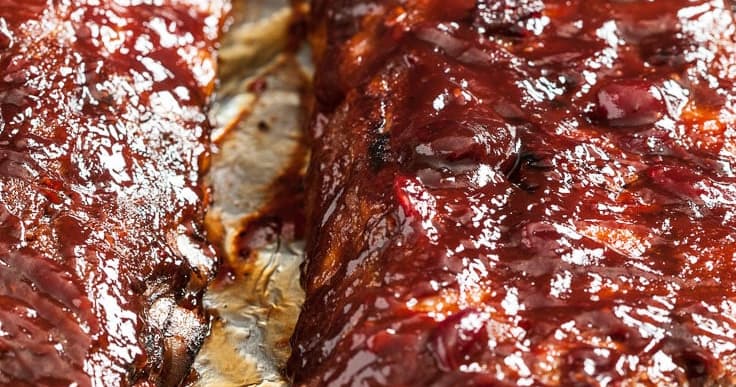 Cranberry BBQ Saucy Ribs | Punchfork