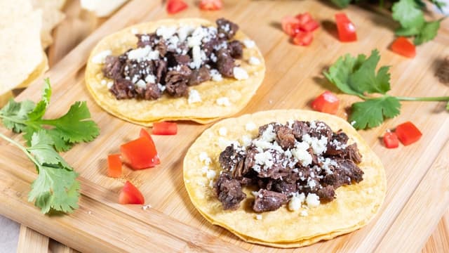 Slow Cooker Beef Cheek Tacos (Barbacoa De Cachete) | Punchfork