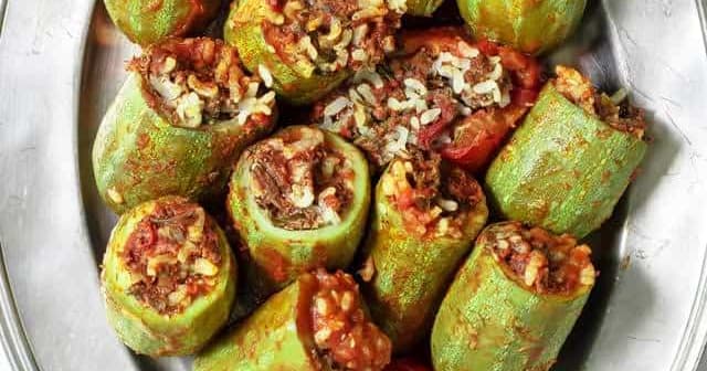 Middle Eastern Stuffed Zucchini | Punchfork