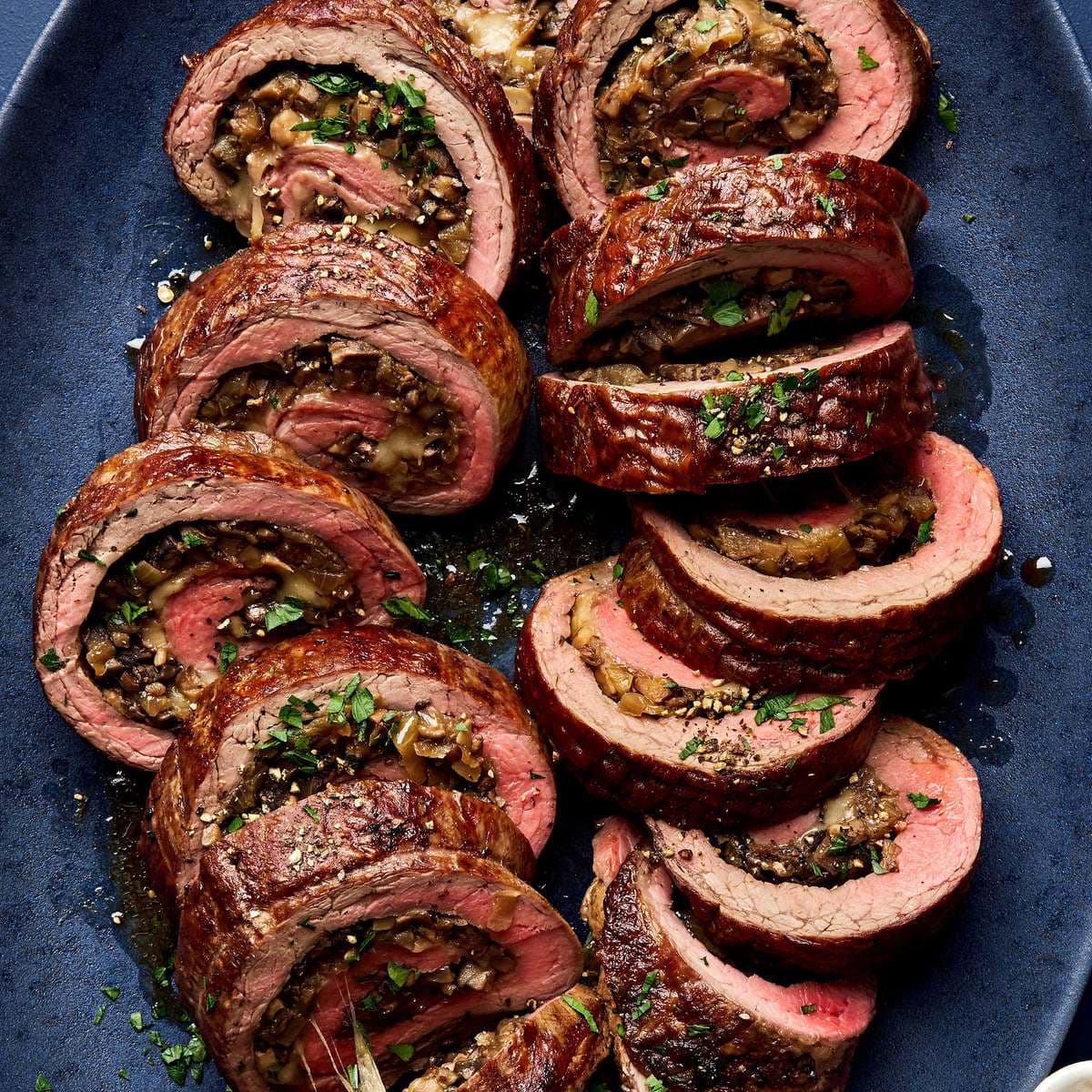Rolled Flank Steak (Stuffed Steak Pinwheels) | Punchfork