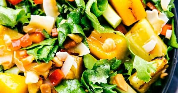 Grilled Mango and Pineapple Salad | Punchfork