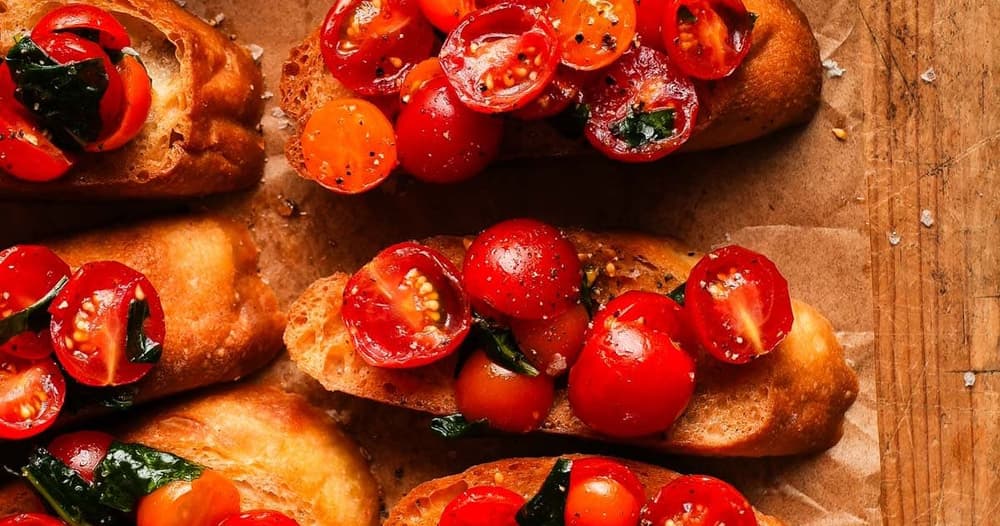 Cherry Tomato Bruschetta | Punchfork