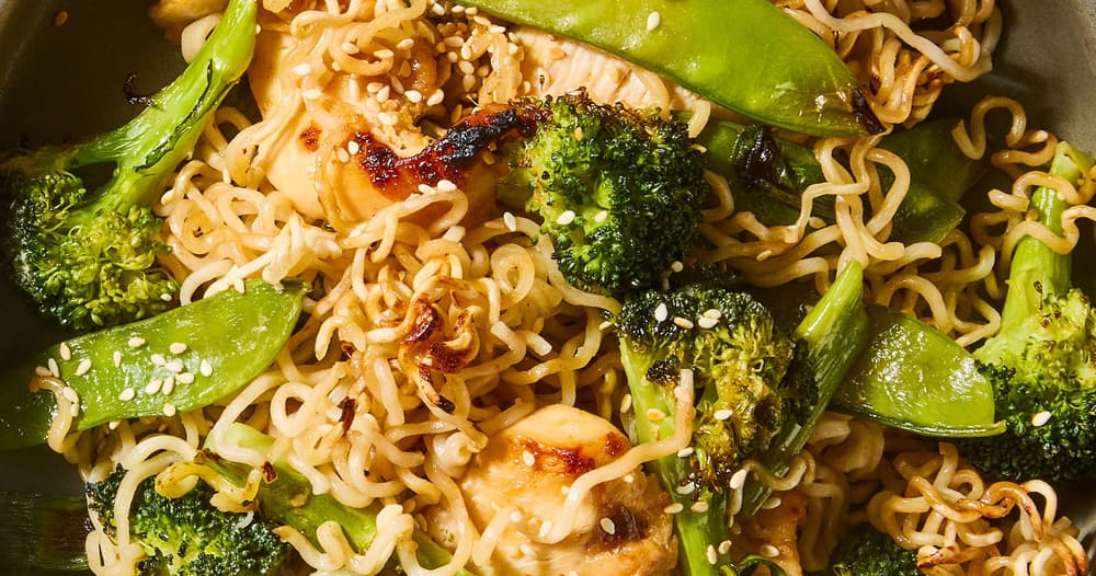 Sheet-Pan Crispy Ramen | Punchfork