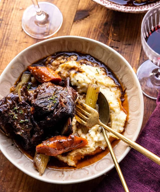 Red Wine-Braised Short Ribs | Punchfork