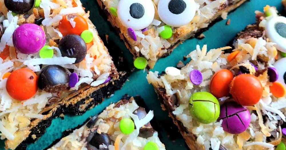 Halloween Seven Layer Magic Cookie Bars | Punchfork