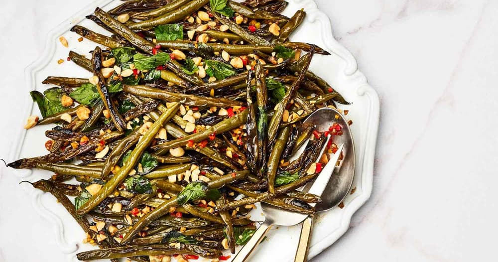 Roasted Green Beans Pack a Punch with Ginger, Garlic, and Chiles ...