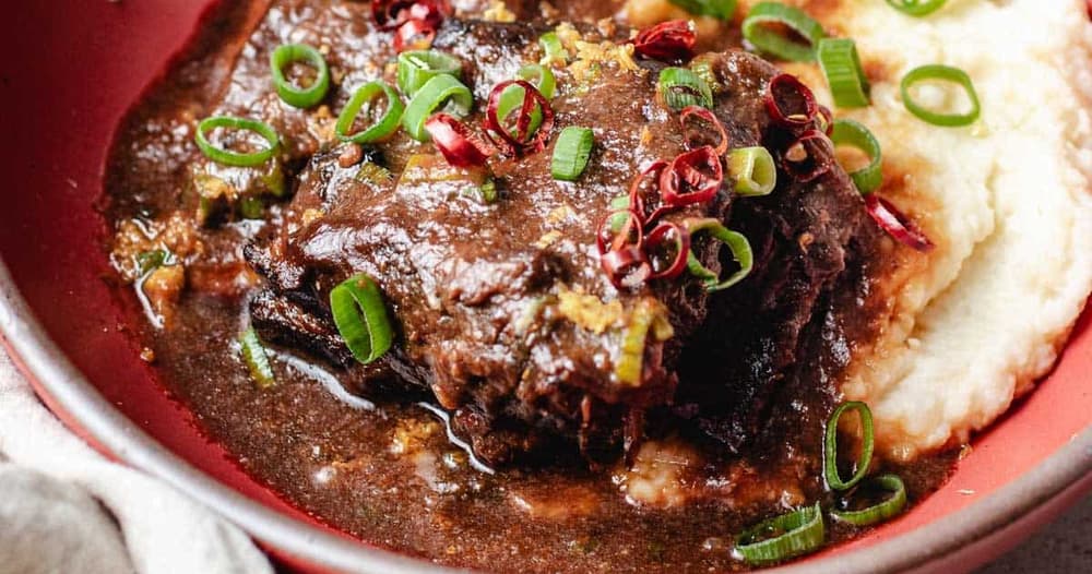 Miso Ginger Braised Short Ribs | Punchfork