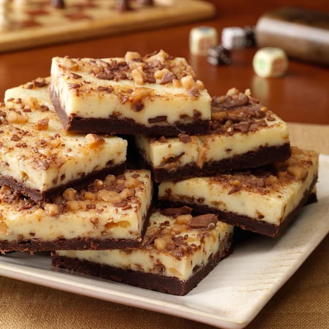Toffee Cheesecake Bars | Punchfork