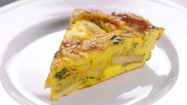 Martha's Potato and Onion Frittata with Goat Cheese | Punchfork
