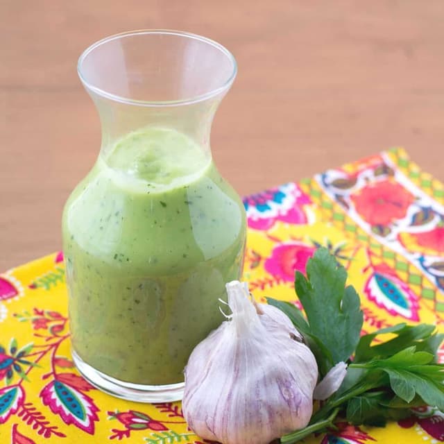 Zingy Vegan Avocado Dressing (or Dip) - Dairy Free, Low Carb and AIP ...