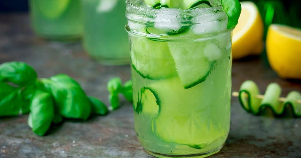 Gin and Cucumber Basil Smash | Punchfork