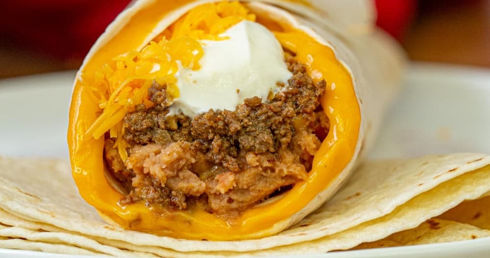 Taco Bell Beefy 5-Layer Burrito (Copycat) | Punchfork