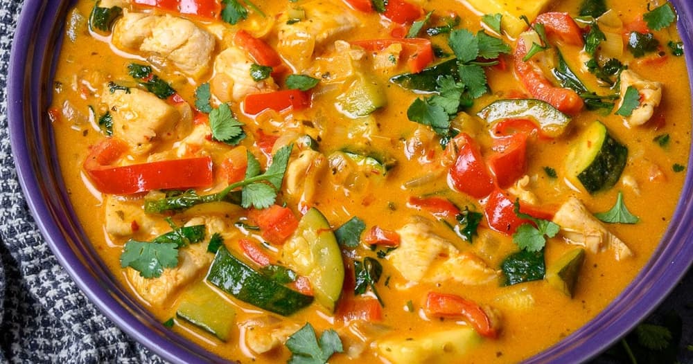 Thai Red Curry Chicken | Punchfork