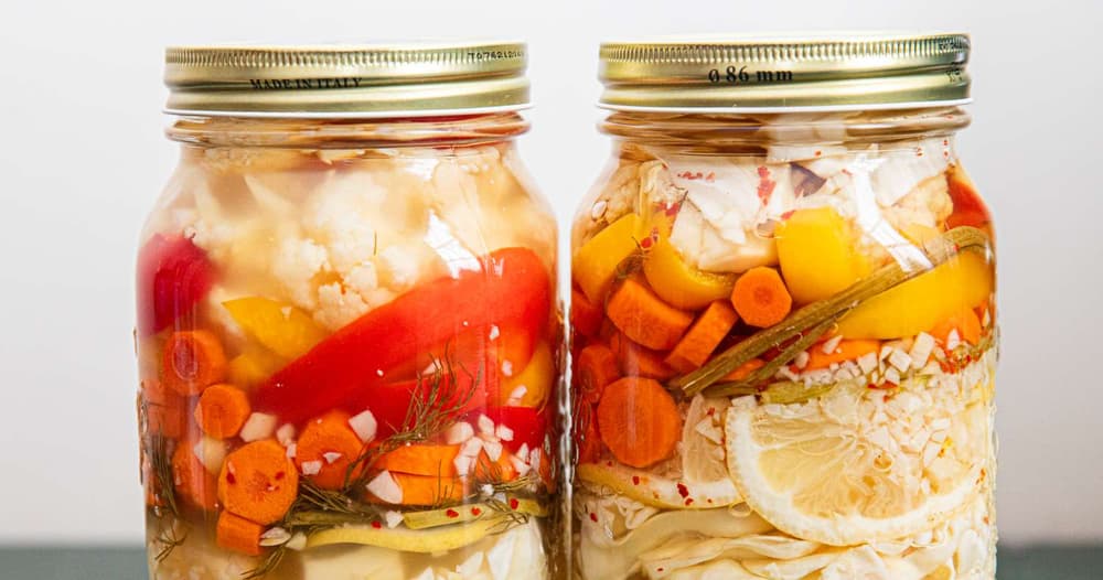 Karışık Sebze Turşusu (Turkish Mixed Vegetable Pickles) | Punchfork