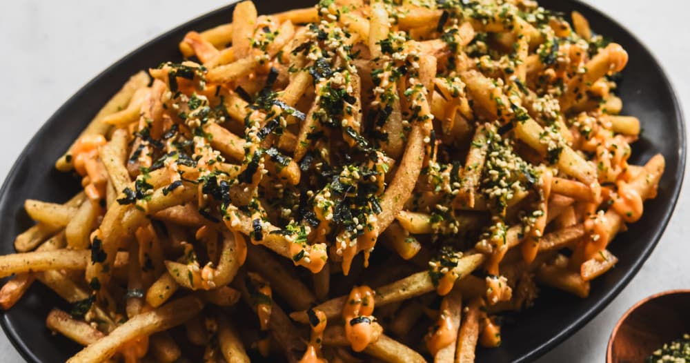 Furikake French Fries with Spicy Mayo | Punchfork