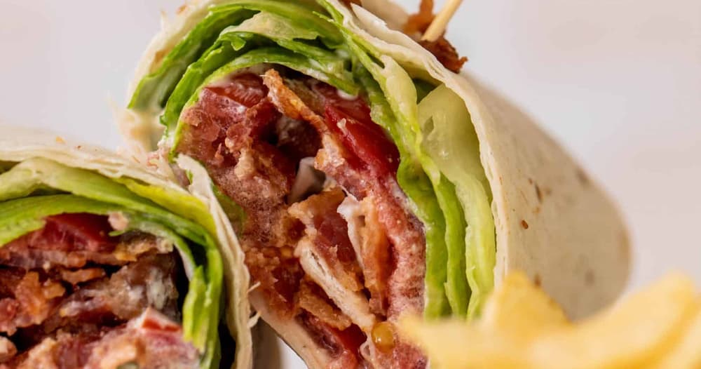 BLT Wraps with Jalapeno Ranch | Punchfork