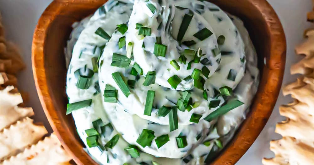 Chive and Onion Cream Cheese Spread | Punchfork