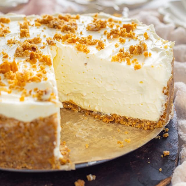 No Bake Oatmeal Creme Pie Cheesecake | Punchfork